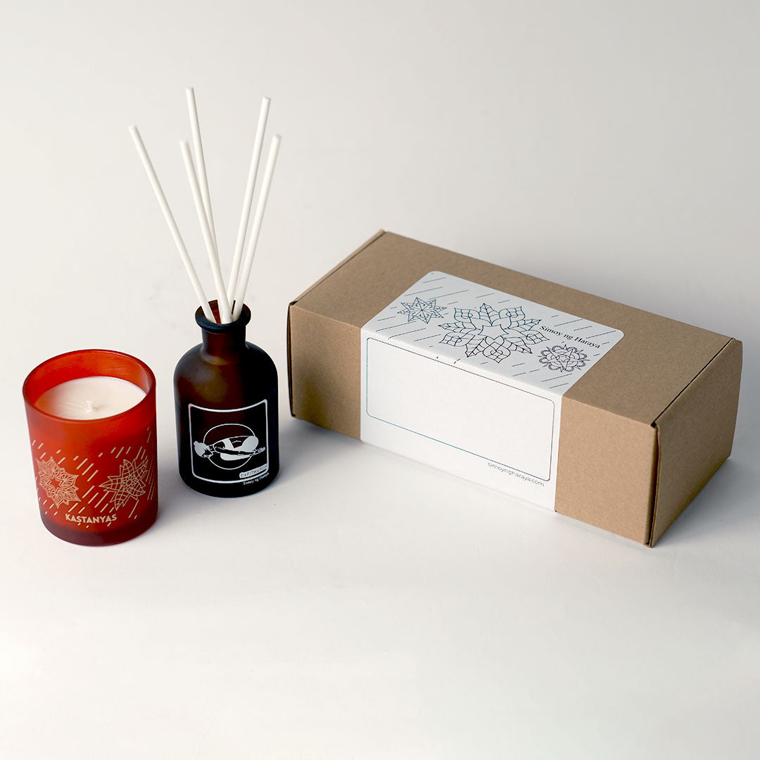 Soy Candle and Reed Diffuser Gift Set - Simoy ng Haraya